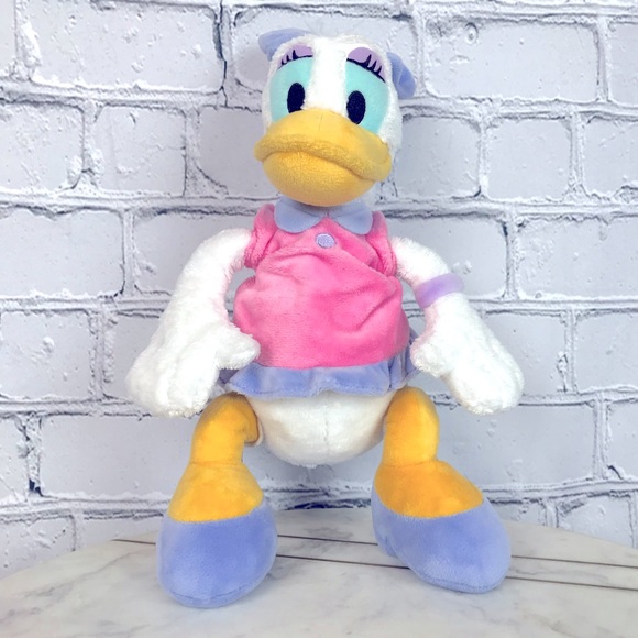 Disney | Toys | Disney Daisy Duck Plush Childrens Stuffed Animal Toy ...